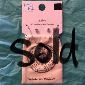 Time and Tru | Jewelry | Nwt Astrology Necklace And Earrings | Poshmark